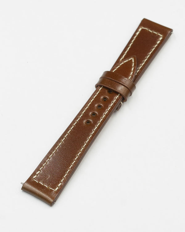 (19mm) Shell Cordovan - Cognac, Short - Monstraps