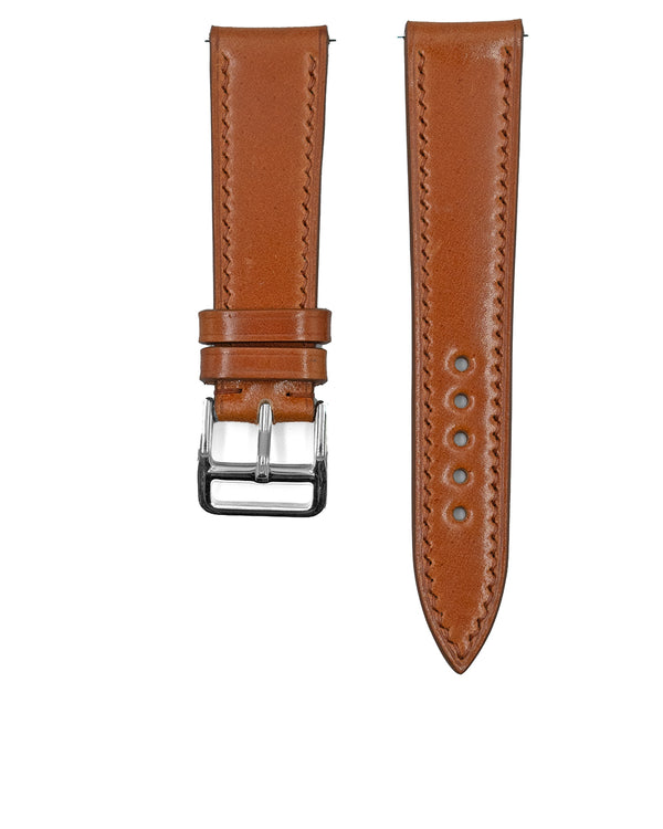 (19mm) Shell Cordovan - Tan (Short) - Monstraps