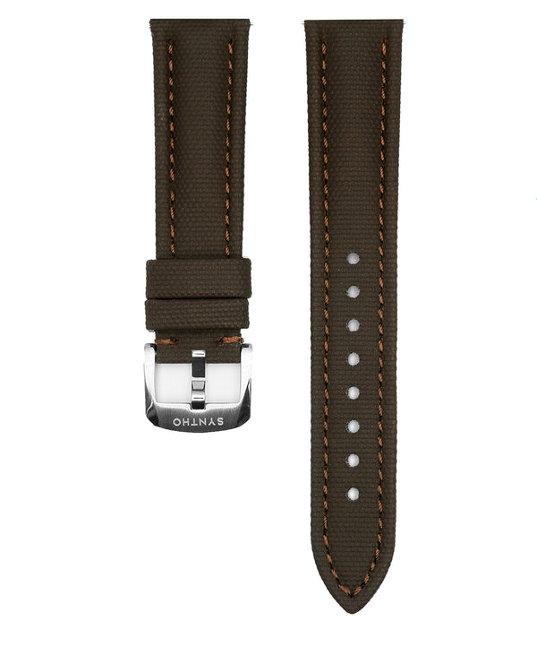 Classic Sailcloth - Brown (Brown Stitching) - Monstraps