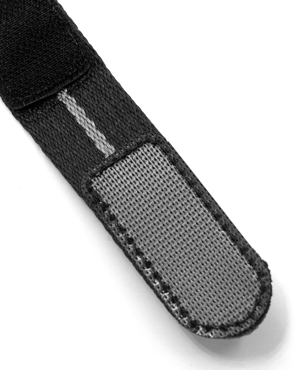 Velcro Premium - Black with Grey Stripe (Regular and Short Option ...