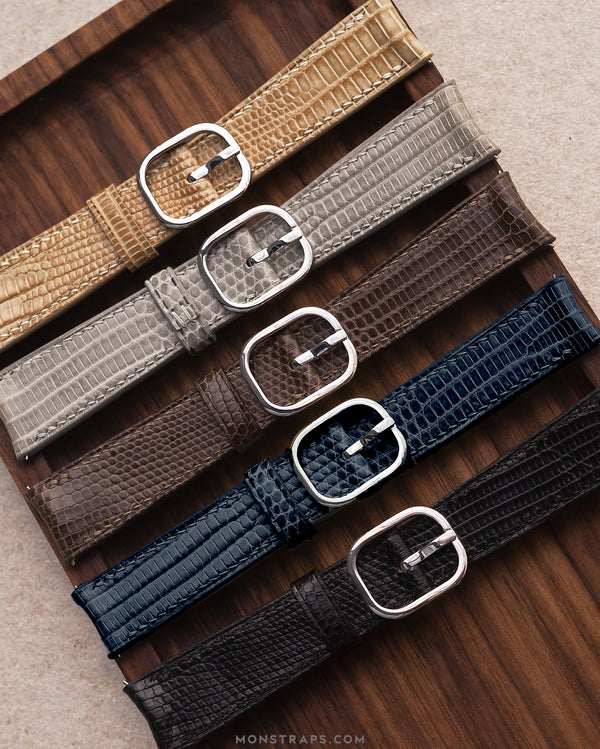 Lizard Leather Strap (Natural) - Monstraps